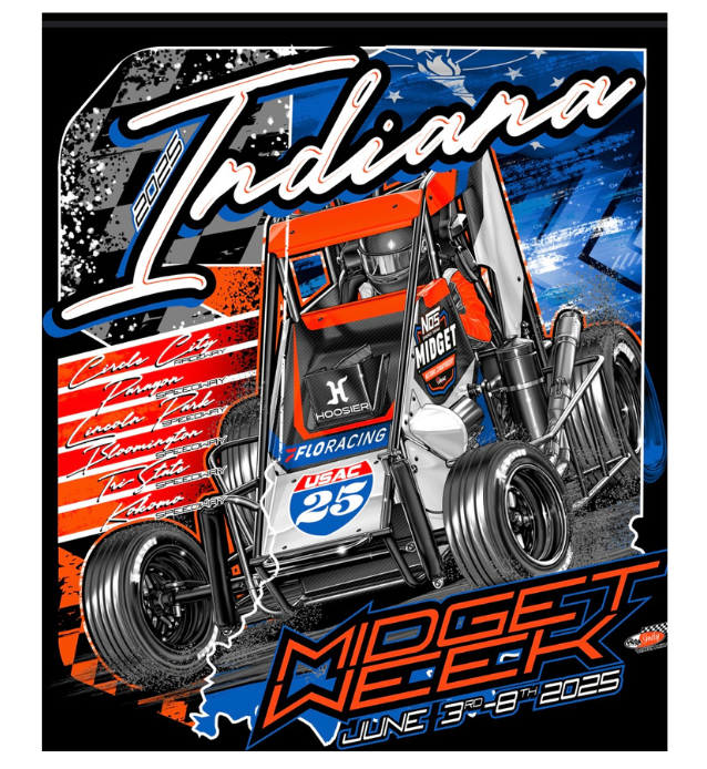 Indiana Midget Week '25 Decal