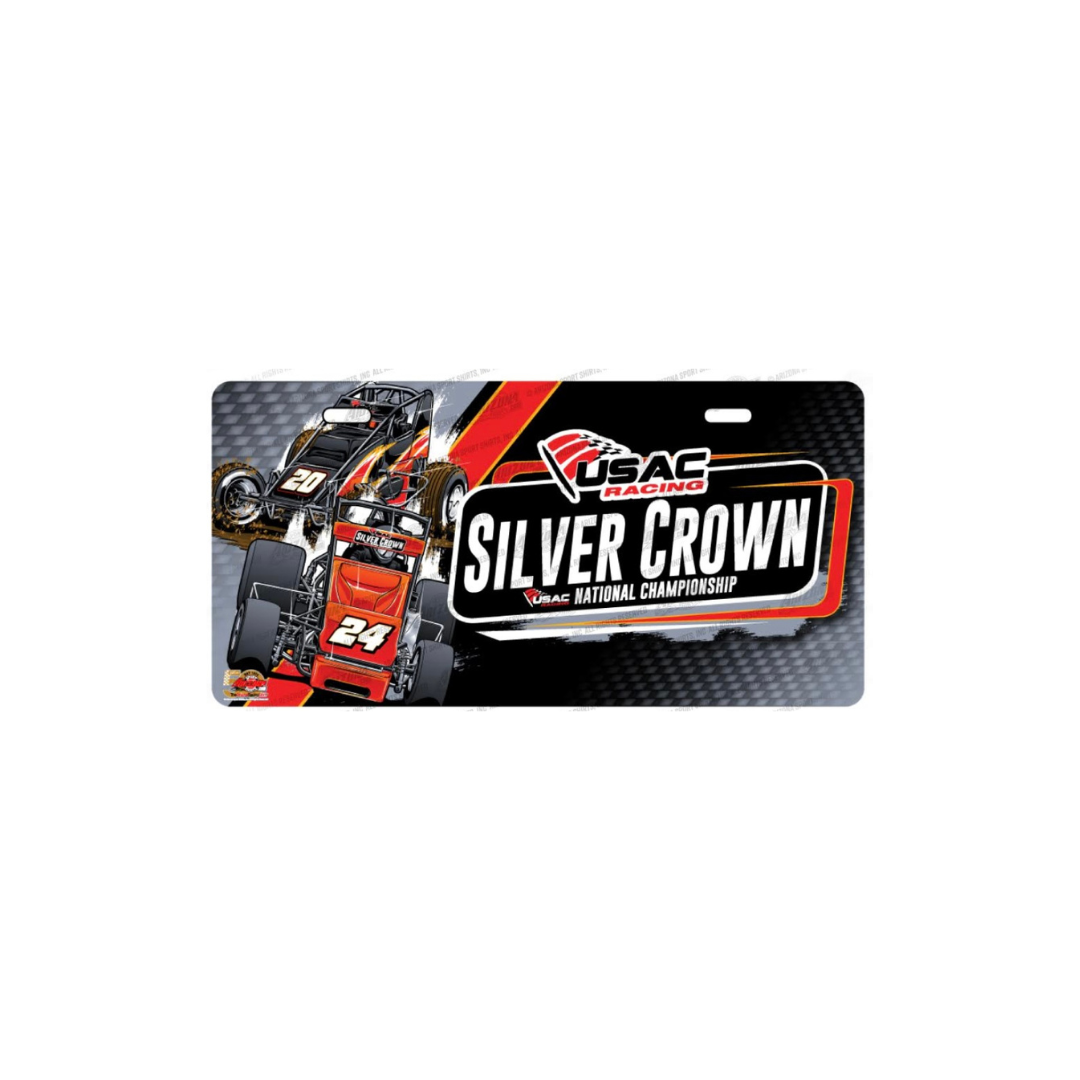 Silver Crown '24 License Plate – USACGear.com